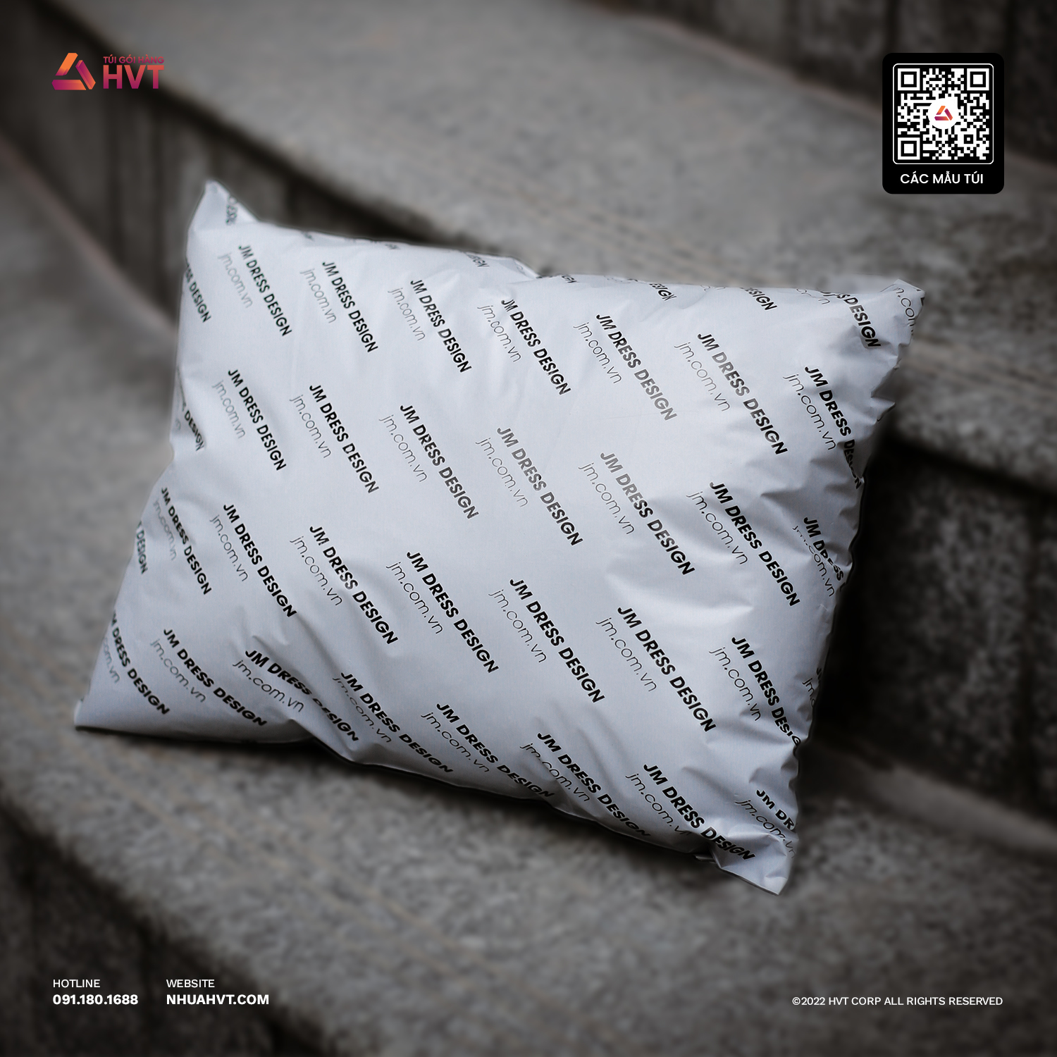 [JM Dress x HVT] Nhà máy in túi niêm phong theo yêu cầu