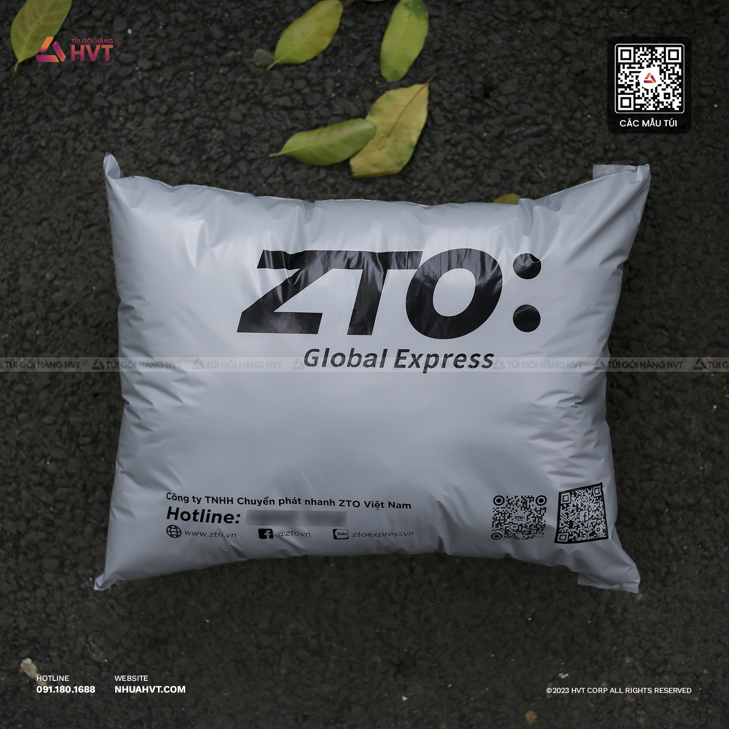 [ZTO Express x HVT] Định vị thương hiệu với túi niêm phong in logo